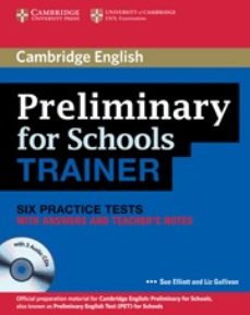 Preliminary For Schools Trainer With Answers, Teacher´s Notes And Audio ...